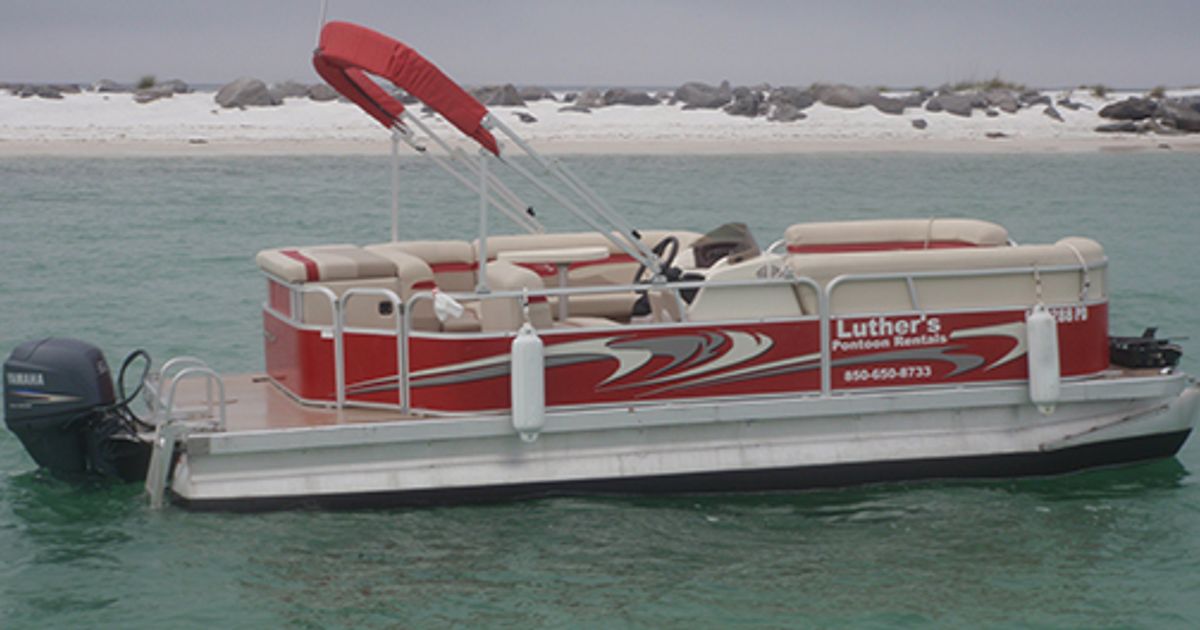 20 ft (7 passenger) Pontoon Boat Rental | Online Booking