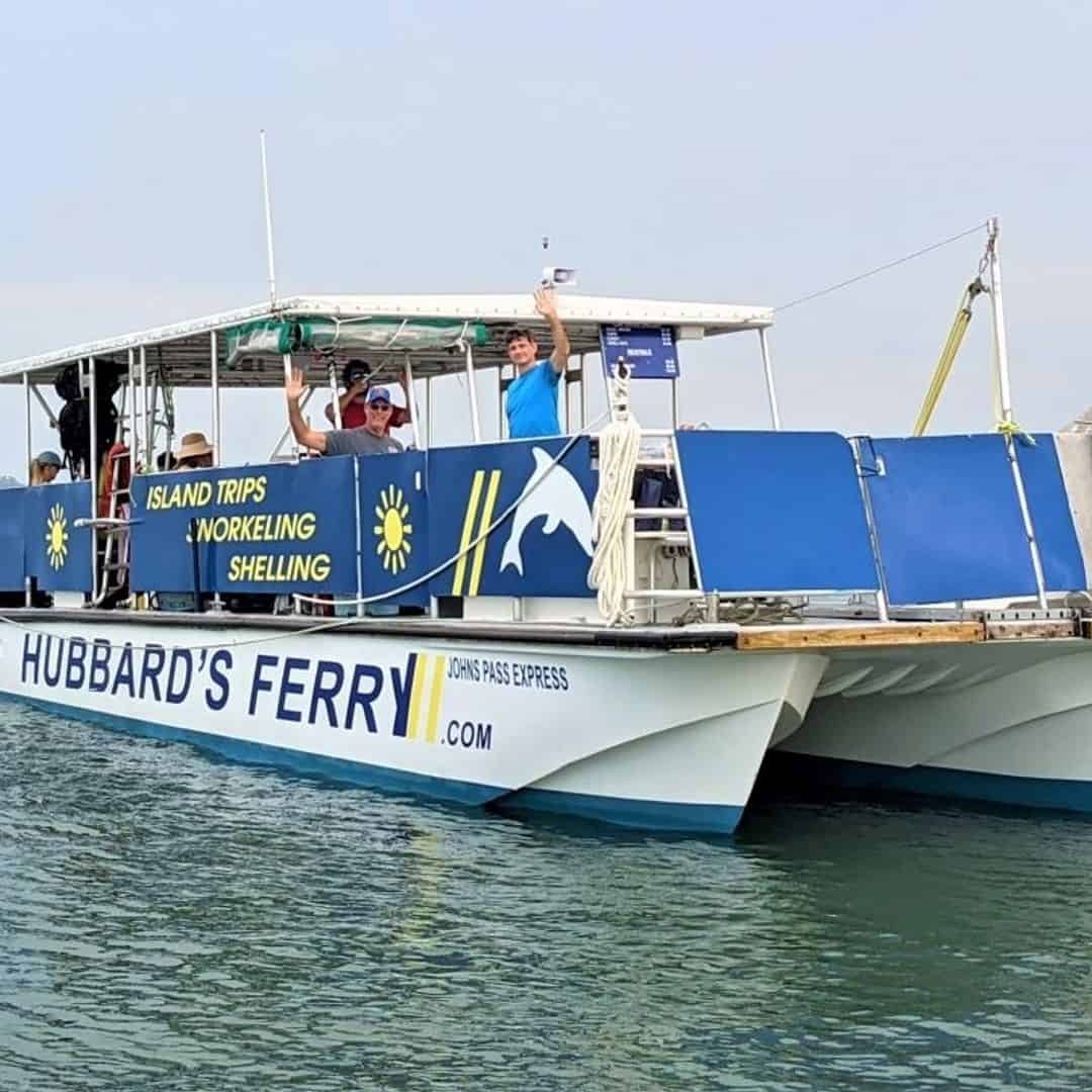 St. Petersburg: Shell Key Ferry departing from Fort De Soto Boat Ramp ...