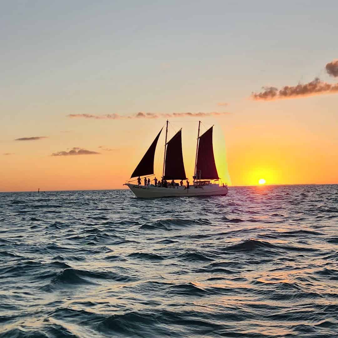 Key West: Stock Island Wind & Wine Sunset Sail Aboard a Historic ...