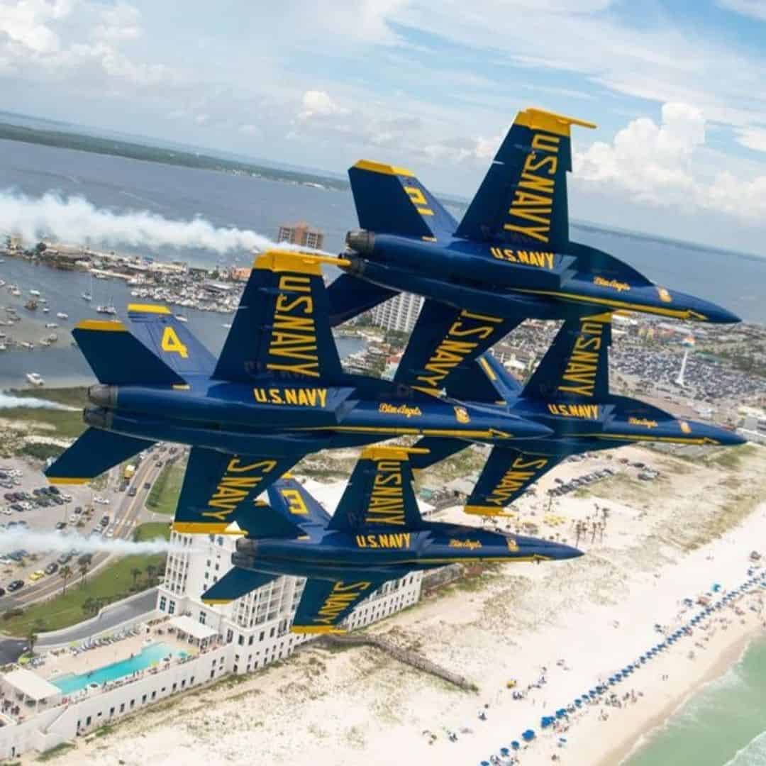 Orange Beach: Private Blue Angels Airshow Boat Tour - TripShock!