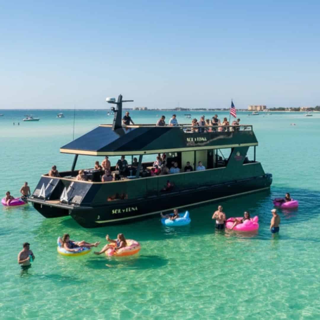 Sandestin: Crab Island Catamaran Excursion aboard the Sol Y Luna ...