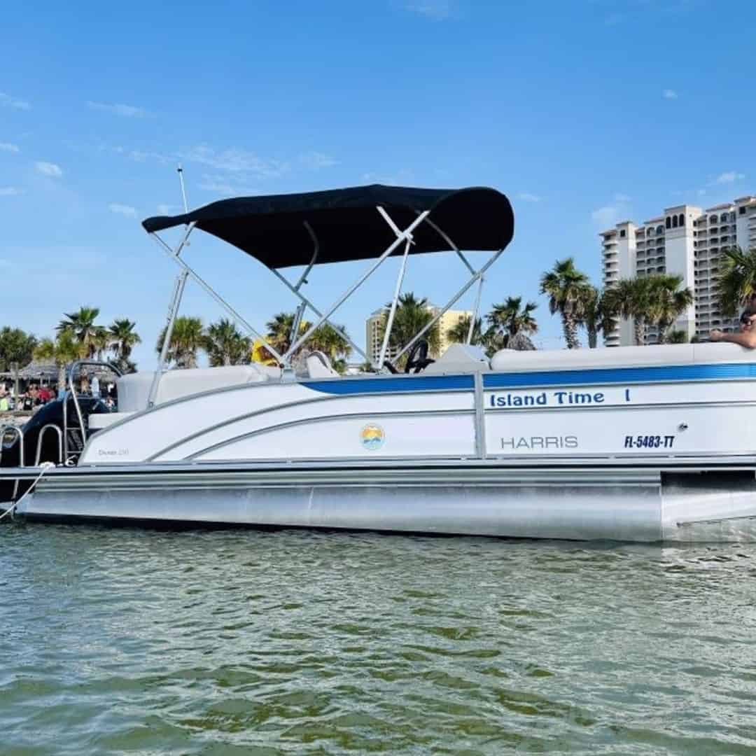 Pensacola Beach: Pontoon Rental on the Island Time I - TripShock!