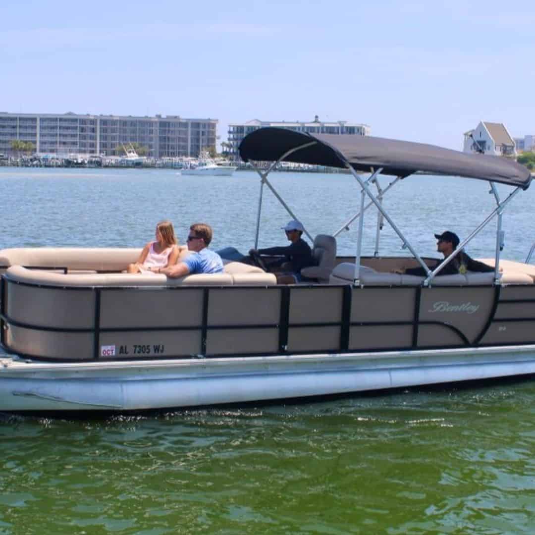 Orange Beach: 24ft Bentley Sport Pontoon with 140 HP - TripShock!